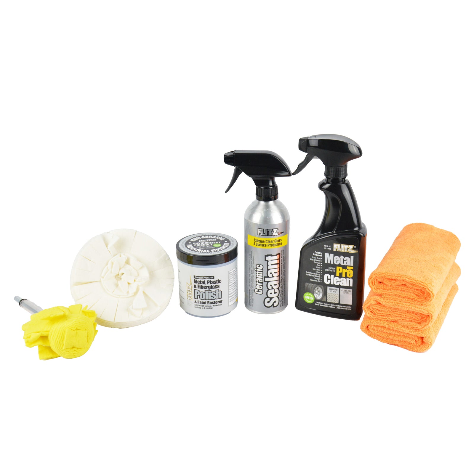 Flitz Metal Polishing Kit - FREE BONUS!